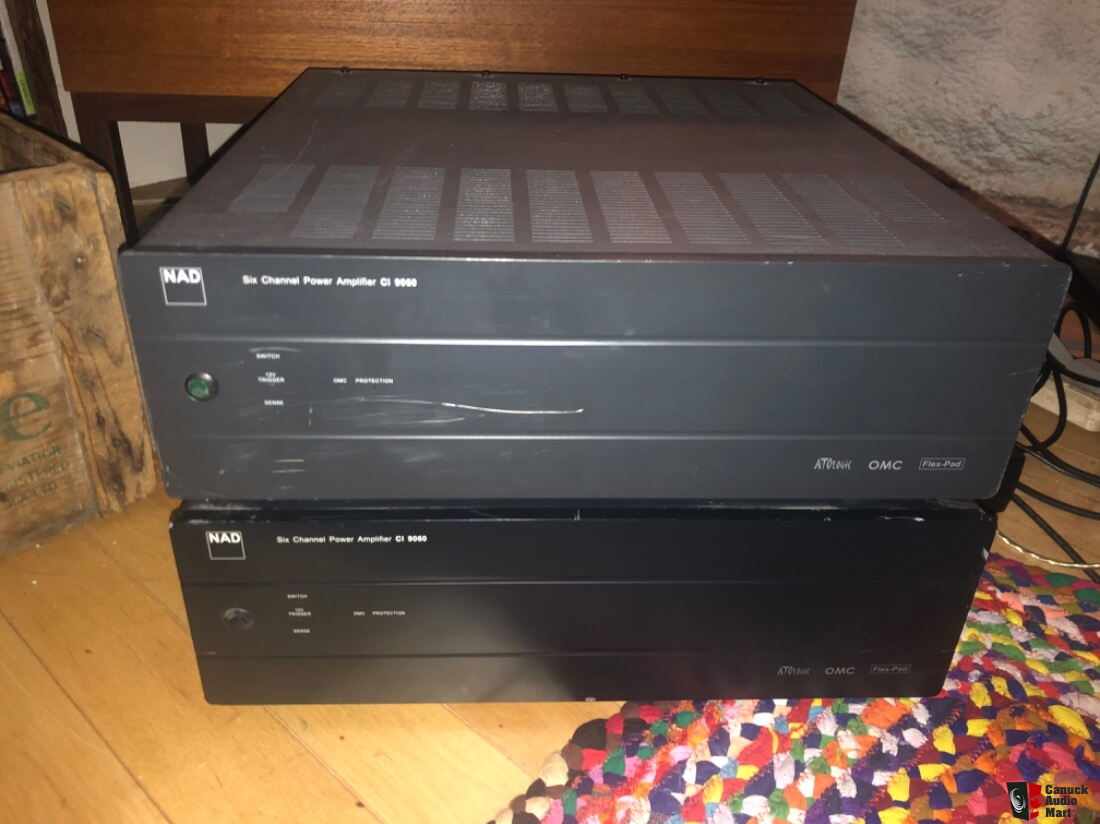 NAD CI9060 6 Channel Power Amplifier 80 WATTS X6 ATO LOGIC OMC FLEXPAD ...