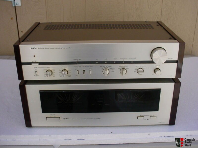 Denon Amplifier & Preamp PRA-1000 POA-1500 Phono Photo #277279 - Canuck ...