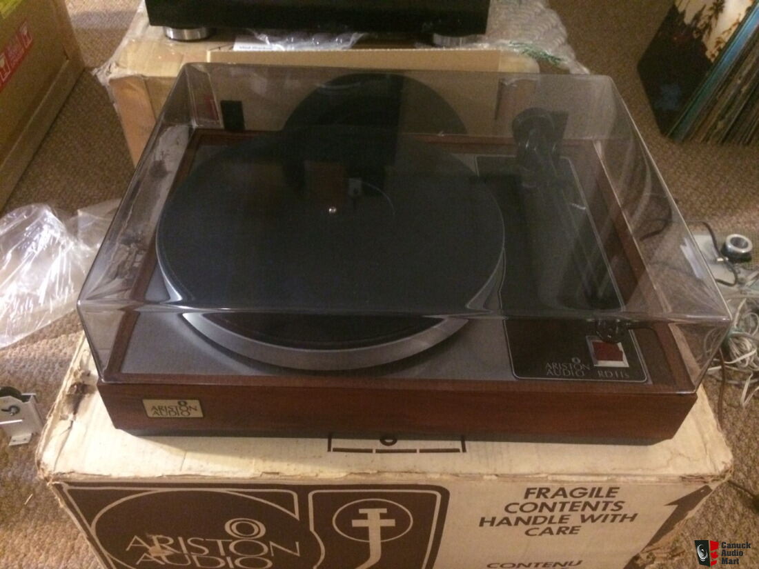 Ariston RD-11S turntable with Rega tonearm with original box/packaging ...