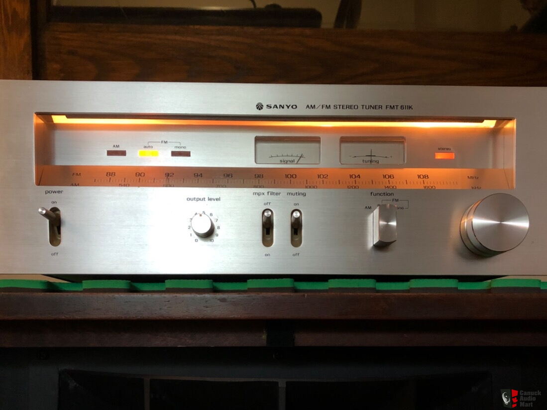 Serviced 1978 Sanyo Am/FM stereo Tuner FMT611K 14.3lbs Photo #2777861 ...