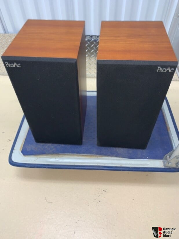 Amazing ProAc Studio 100 monitor speakers in beautiful cherry wood cabs ...