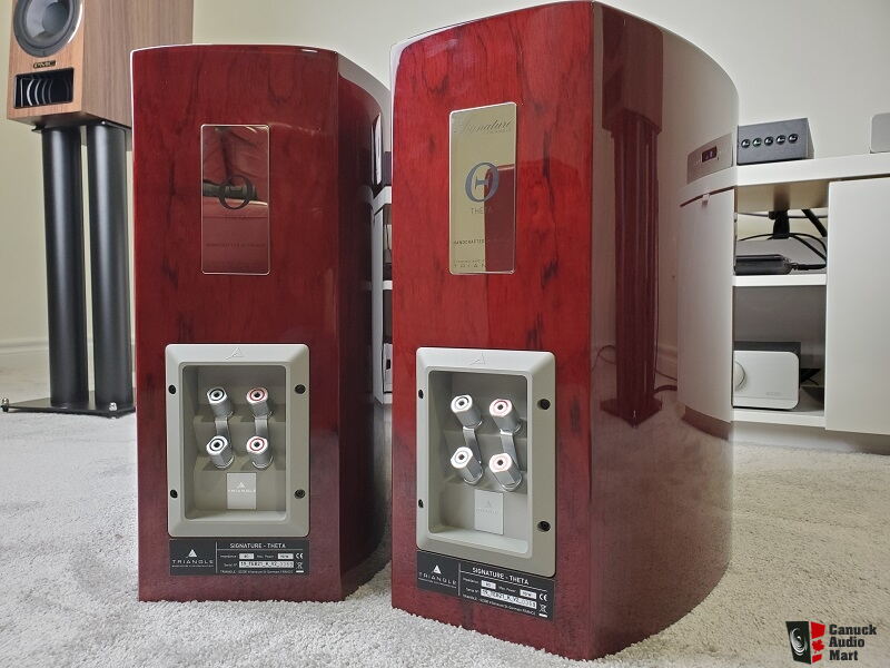 Triangle Signature Theta Bookshelf Speakers in Mahogany Photo #2782491 ...