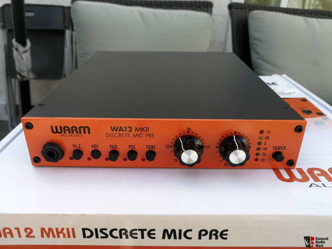 Warm Audio WA12 MKII Microphone Preamplifier. Barely used. Mint For ...