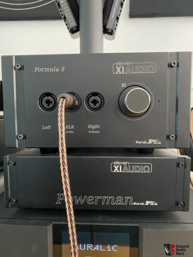 Eleven Audio XIAUDIO Formula S Headphone Amplifier + Powerman Power ...
