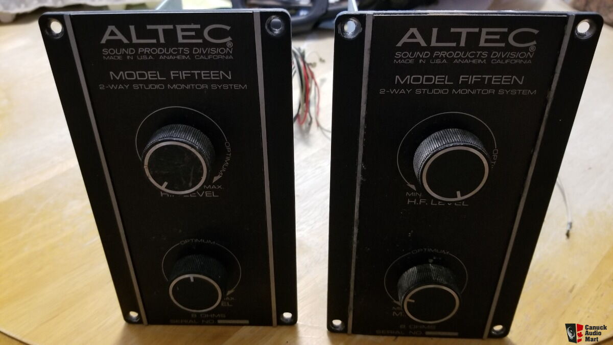 Altec MODEL 15 - Missing Horn Drivers Photo #2763629 - UK Audio Mart