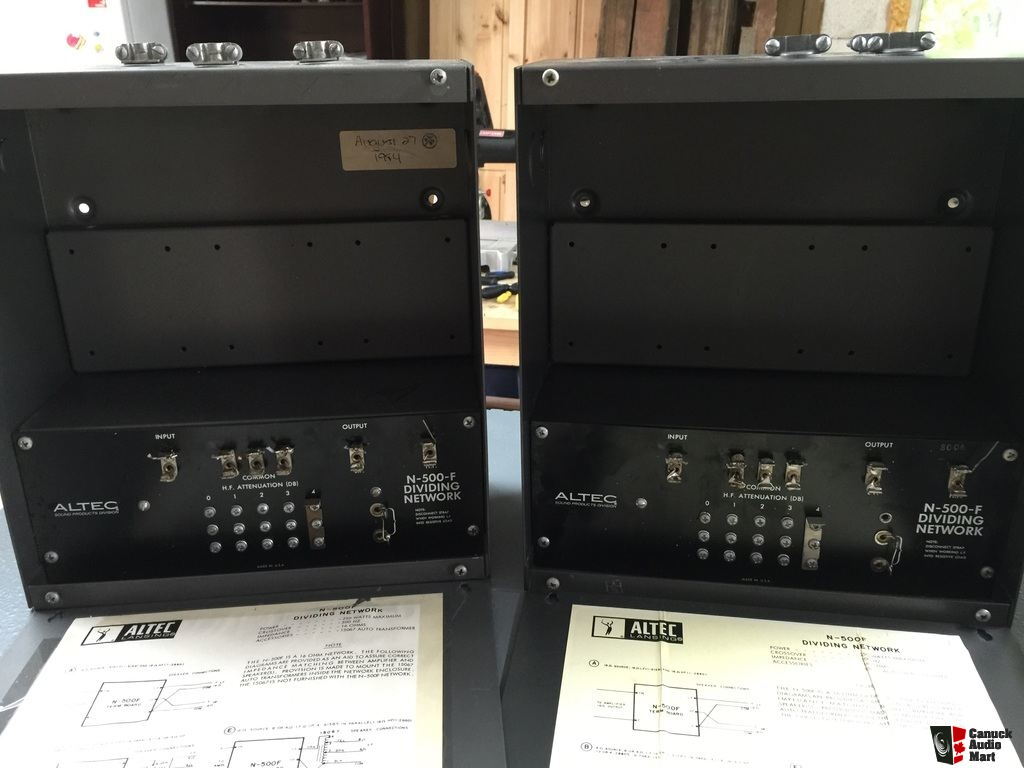 Altec Crossover n500 F ( pair ) Photo #2793032 - Canuck Audio Mart