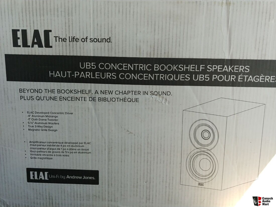 Elac UB5 Bookshelf speakers Photo #2793036 - Canuck Audio Mart