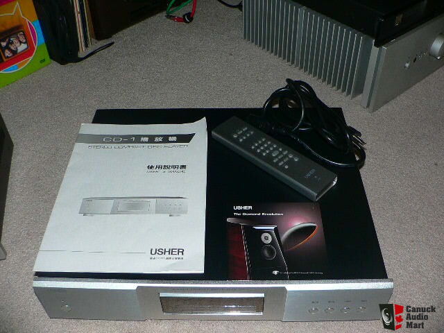 Usher CD-1 24 Bit CD Player - FREE Shipping Photo #279546 - US Audio Mart