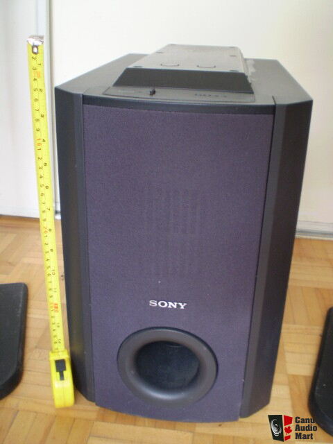 SONY TOP OF THE LINE MODEL SA-W505 SUBWOOFER WITH 2 BOOKSHELF SPEAKERS ...