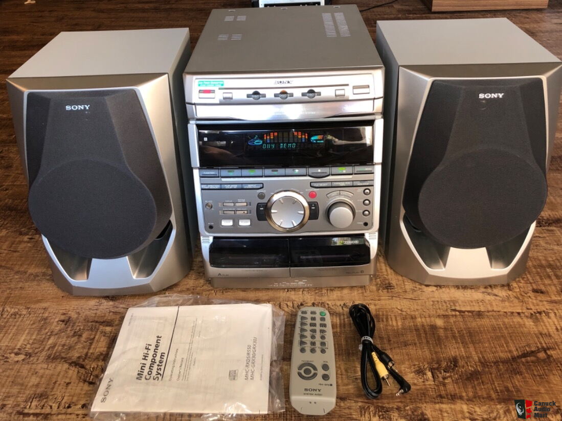 SONY RSD5 Mini System Compact Hi-fi Stereo System AM / FM 3 CD player ...