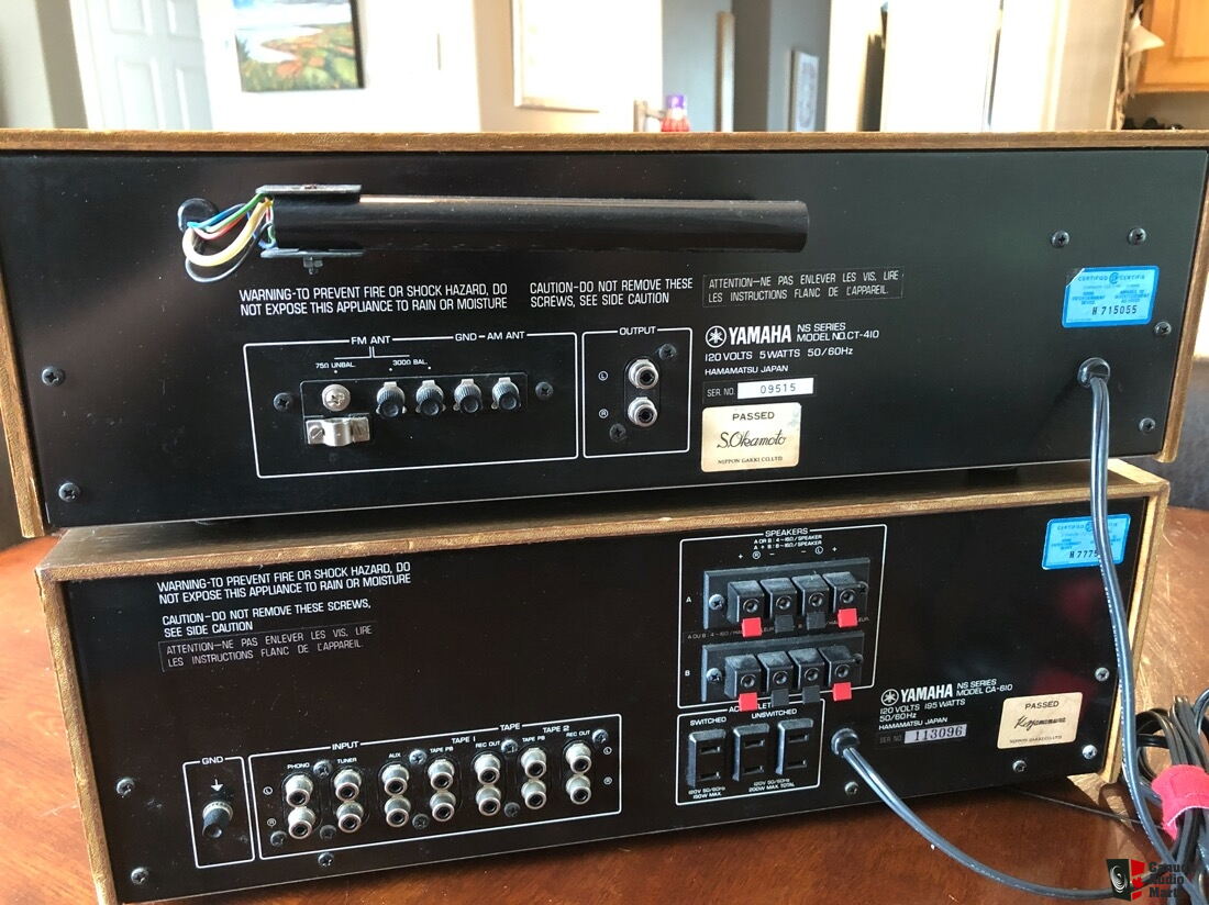Yamaha CA-610 Stereo Amplifier & CT-410 Tuner Photo #2806097 - UK Audio ...