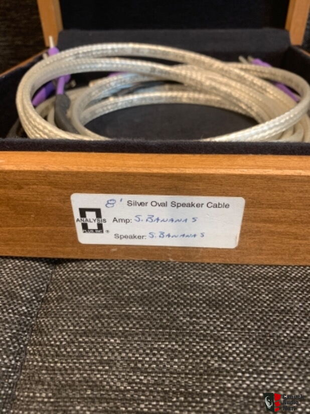 Analysis Plus Silver Oval Speaker Cables Photo #2806112 - US Audio Mart