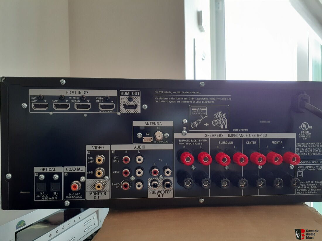 Excellent Sony 7.2 4K HDMI Home Theater Receiver with Bluetooth and ...