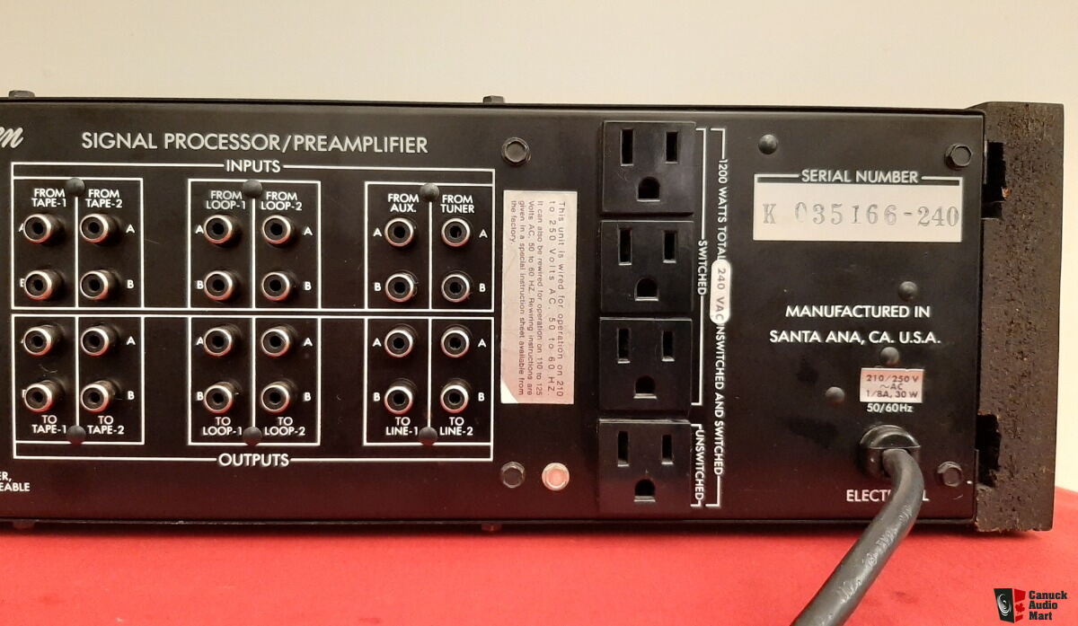 Serviced-SOUNDCRAFTSMEN SP4001 SP-4001 Preamplifier Equalizer in Box-NM ...