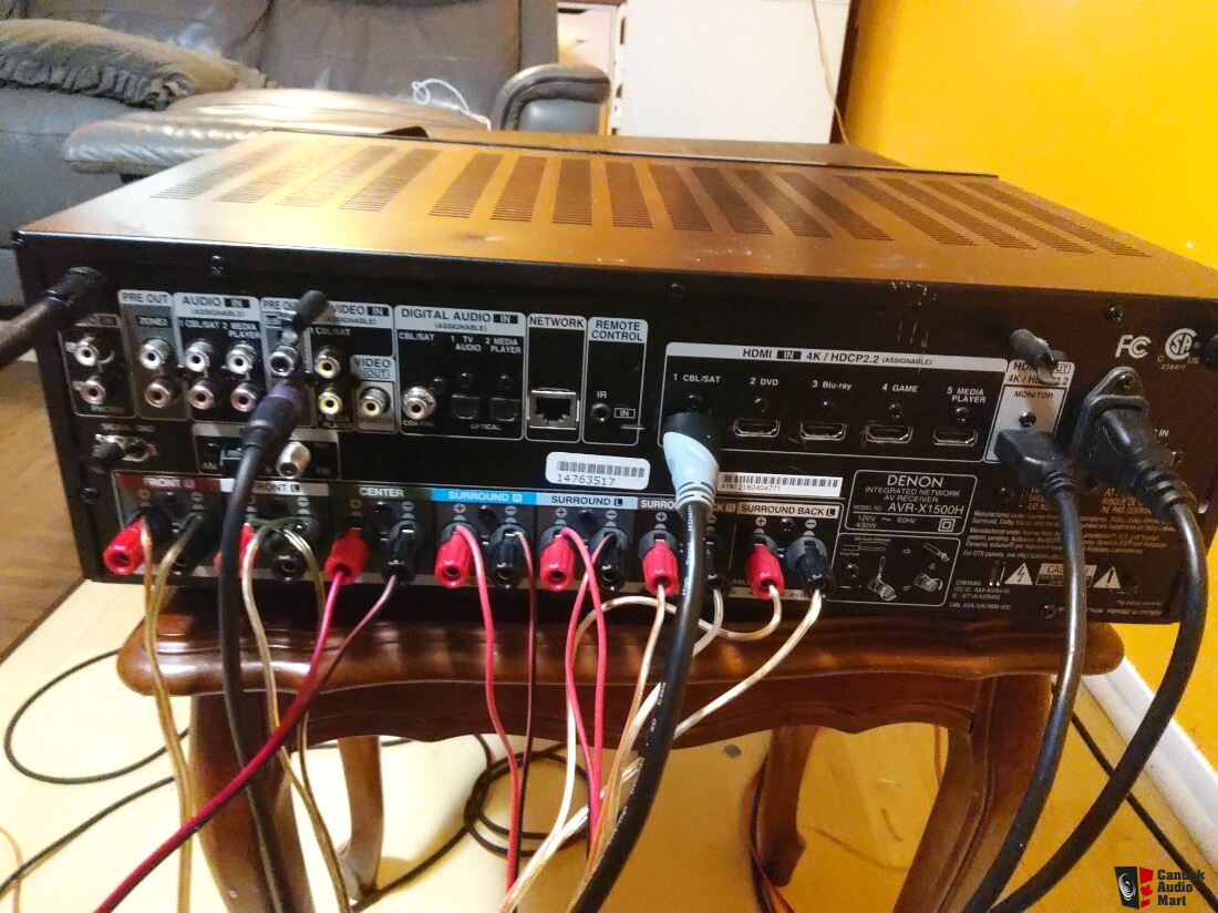 Denon X1500 H Receiver Photo #2807614 - Canuck Audio Mart