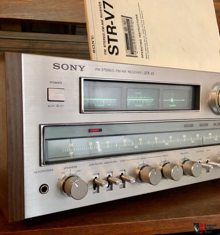Saved: SONY STR-V7 Monster Receiver best model w/ original manual tuner ...