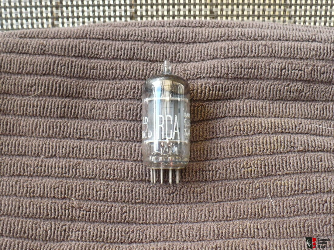 Rare Tube RCA/Amperex Holland Long Plate Foil Getter 12ax7 ECC83 Photo ...