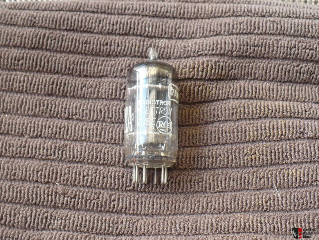 Rare Tube RCA/Amperex Holland Long Plate Foil Getter 12ax7 ECC83 Photo ...