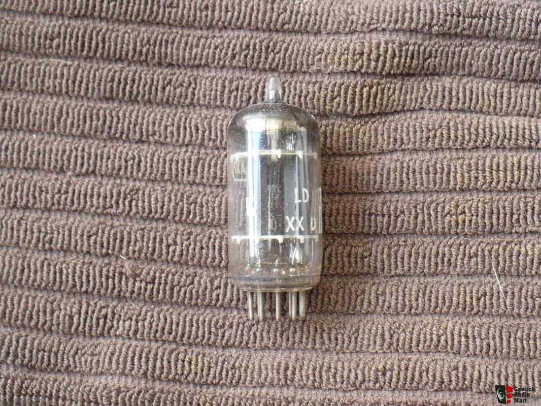 Rare Tube RCA/Amperex Holland Long Plate Foil Getter 12ax7 ECC83 Photo ...
