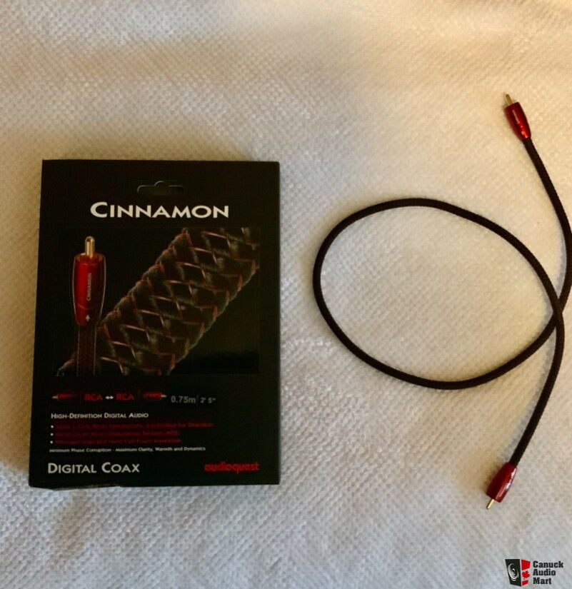 Audioquest Cinnamon Digital Coax 0.75 cm For Sale - Canuck Audio Mart