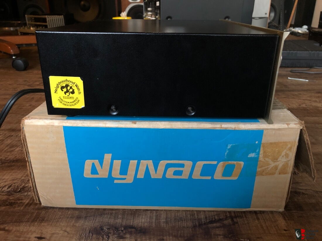 N.M. Dynaco PAT 5 Preamplifier w/ original box & user /schematic manual ...