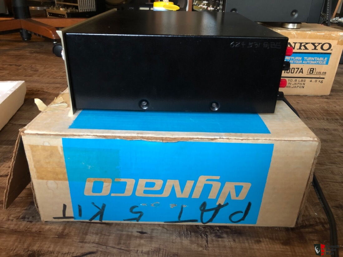 N.M. Dynaco PAT 5 Preamplifier w/ original box & user /schematic manual ...