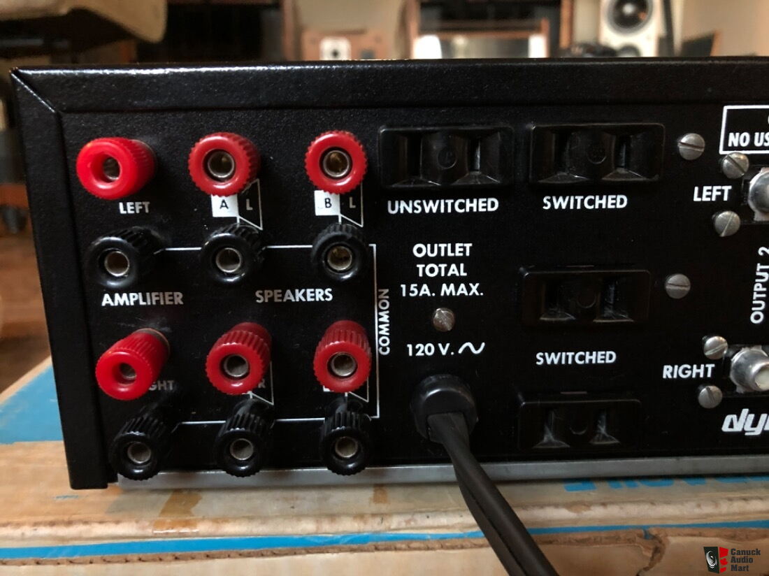 N.M. Dynaco PAT 5 Preamplifier w/ original box & user /schematic manual ...
