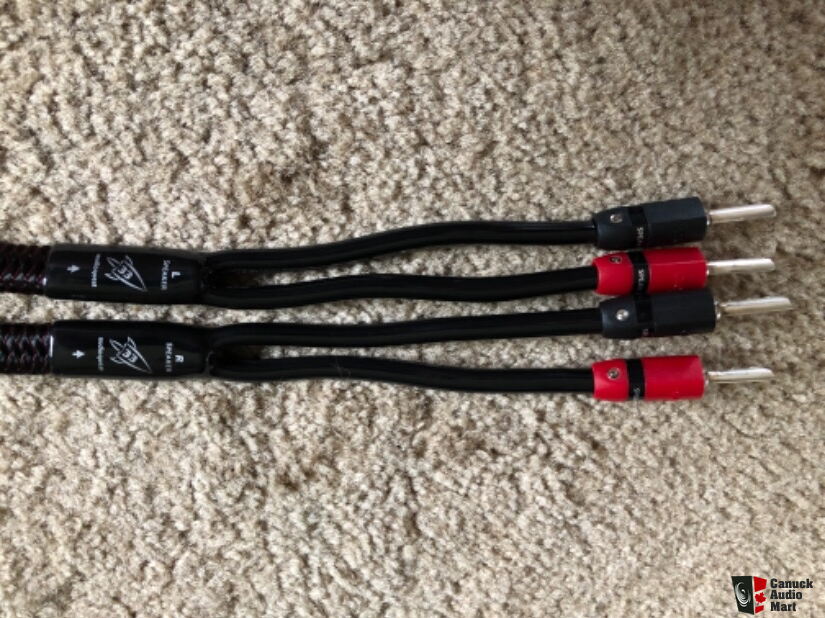 Audioquest Rocket 33 BFA/Banana Factory Prepared Speaker Cables (8ft ...