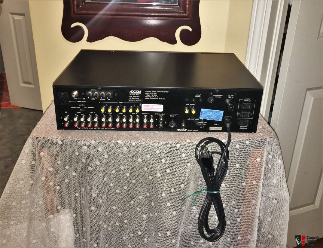 High Quality Adcom 5.1 Pre-Amplifier/Tuner w/ Remote GTP-550 Photo ...