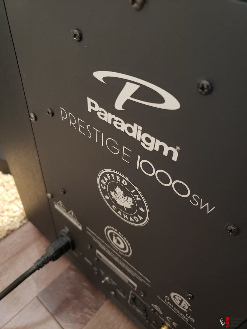 Paradigm Prestige 1000sw Subwoofer OR 3.1 Prestige system package Photo ...