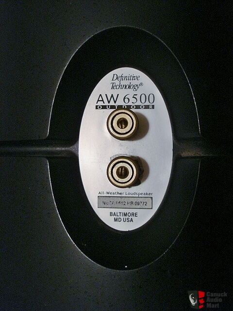 Definitive Technology AW6500 outdoor speakers Photo #2831351 - Canuck ...