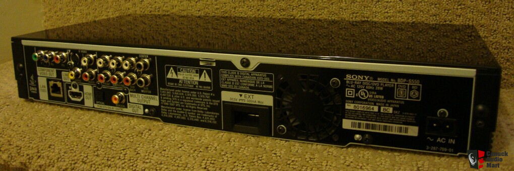 Sony BDP-s550 Blu-Ray DVD Player made in Japan Photo #283382 - UK Audio ...