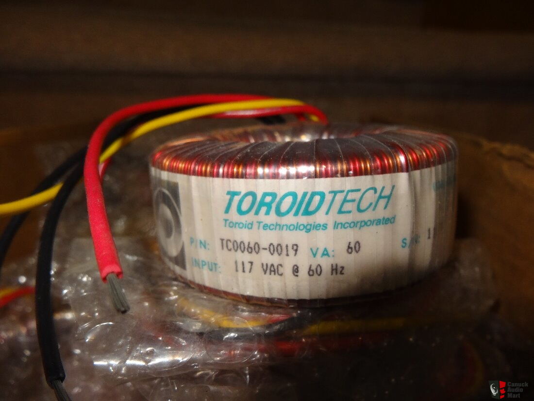 Toroidal Power transformer for preamp 10V X2 60VA NEW For Sale - Canuck ...