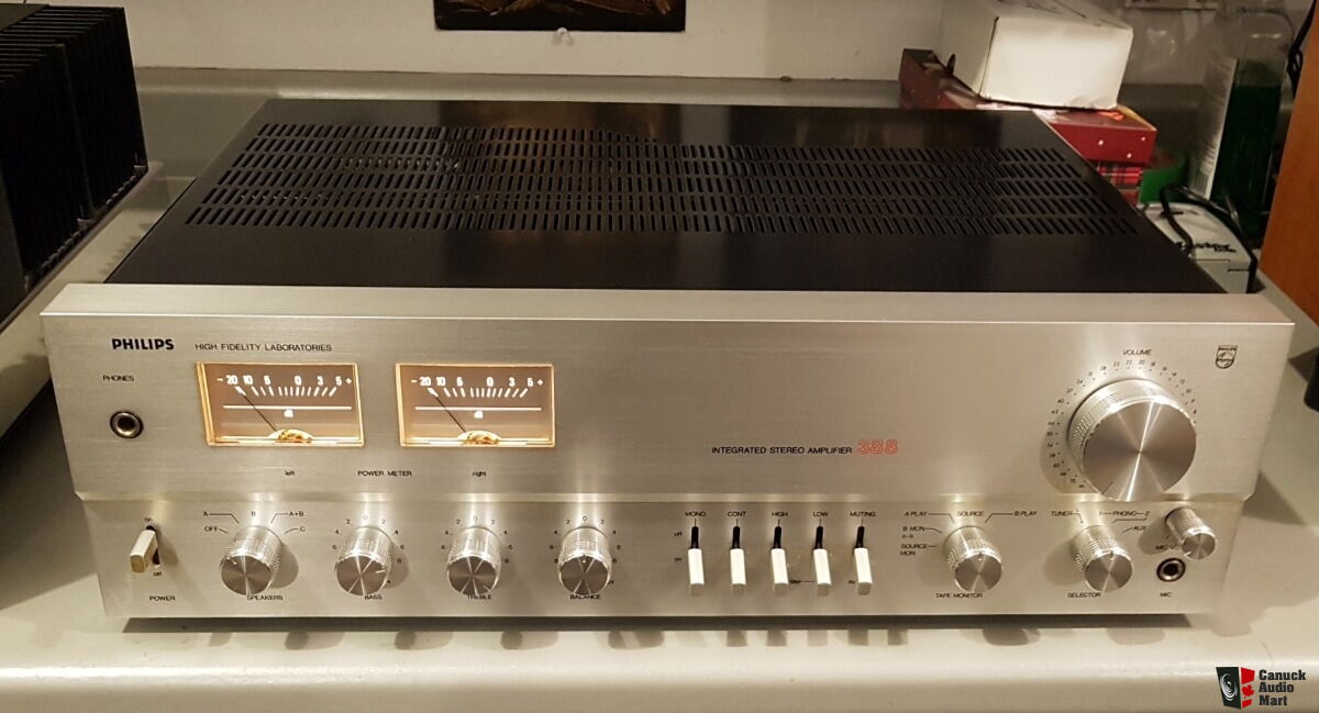 Rare Philips 388 Integrated Amp - 80 WPC - BEAUTIFUL! Photo #2842679 ...