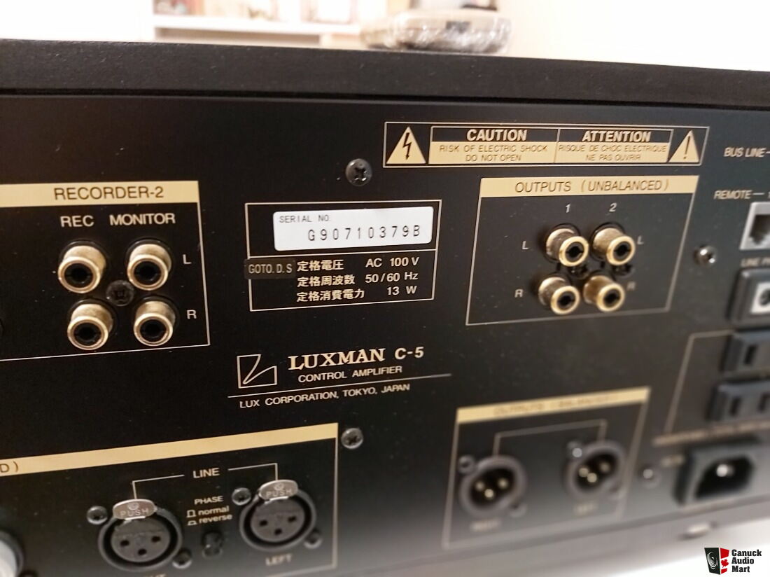 Luxman C-5 Limited Edition Preamp with mm/mc phono and remote Photo ...
