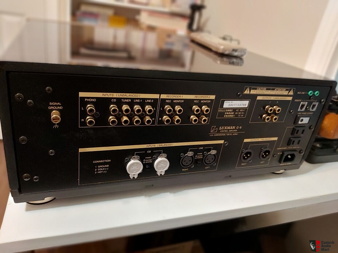 Luxman C-5 Limited Edition Preamp with mm/mc phono and remote Photo ...
