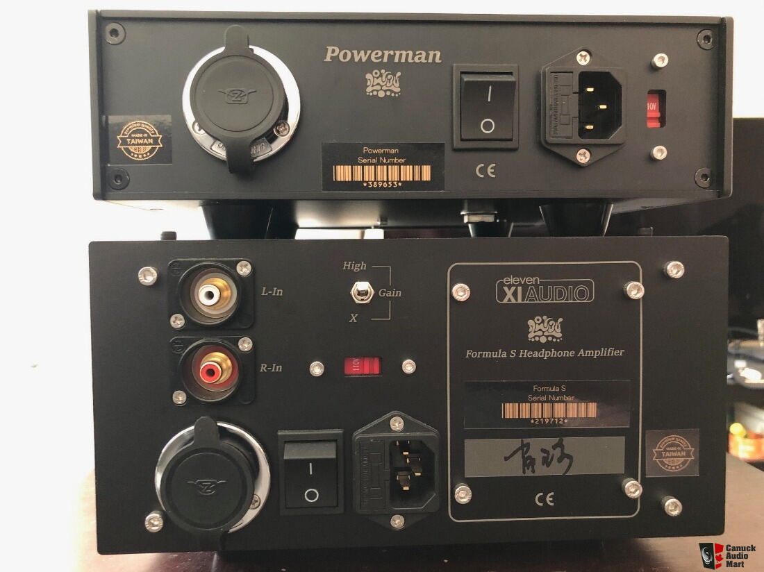 XIAUDIO Formula S headphone amplifier and Powerman power supply JPS ...