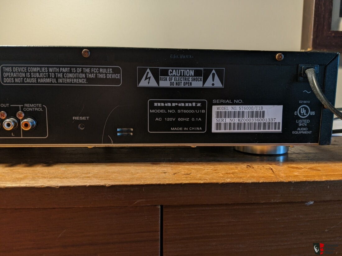 Marantz St-6000 Am/Fm Stereo Tuner Photo #2852028 - US Audio Mart