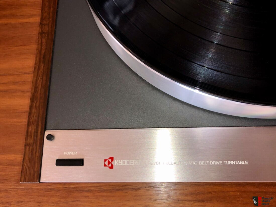 X-Rare 1987 Kyocera JAPAN PL-701 Fully automatic turntable freshly ...