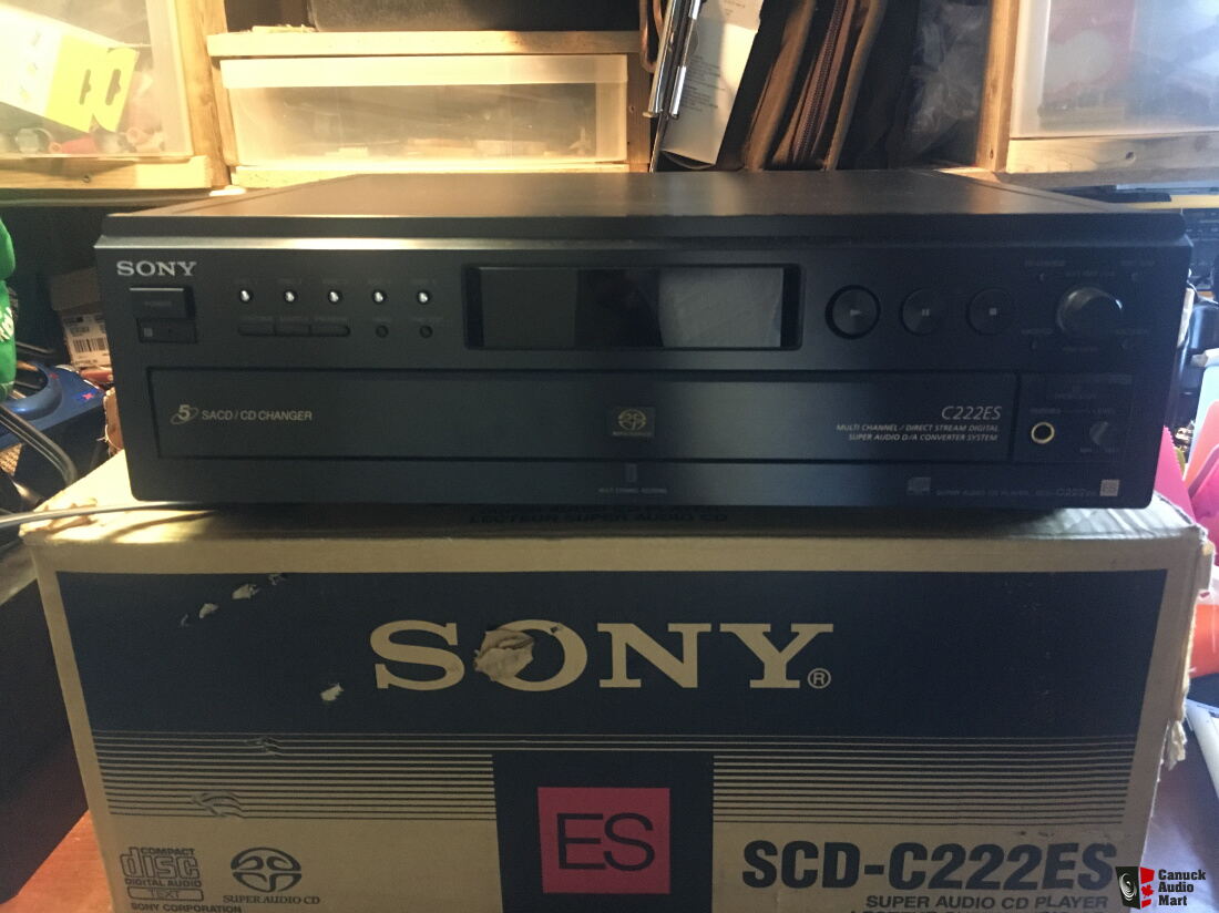 SONY SCD-C222ES SUPER AUDIO CD Player with Remote/MANUAL/BOX Photo ...