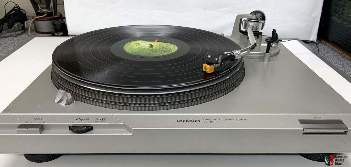 Technics SL-D1 Direct Drive Turntable +new Audio Technica CN5625AL ...