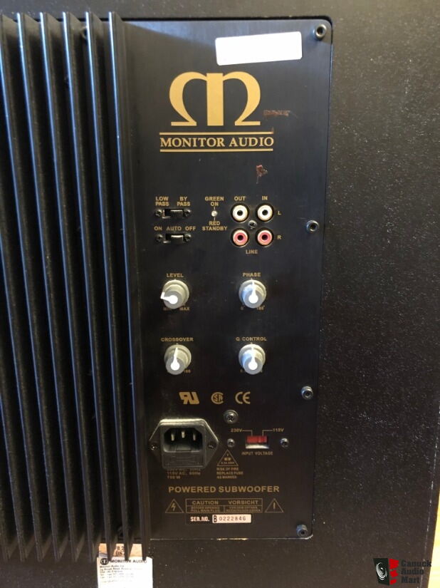 Monitor Audio Sub Woofer Photo #2864453 - Canuck Audio Mart