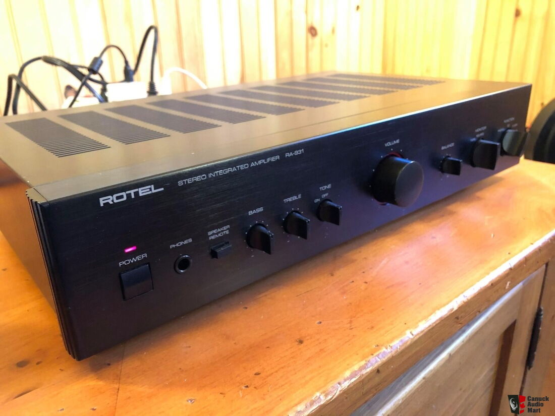Rotel RA-931 Integrated Stereo Amplifier For Sale - Canuck Audio Mart