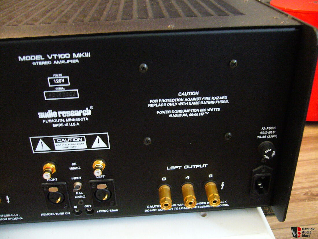 Audio Research VT100 MKIII Photo #2871097 - US Audio Mart