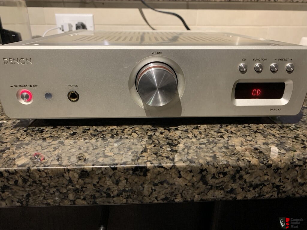 Denon DRA-CX3 Integrated Amplifier - Class D Audiophile Quality Photo ...