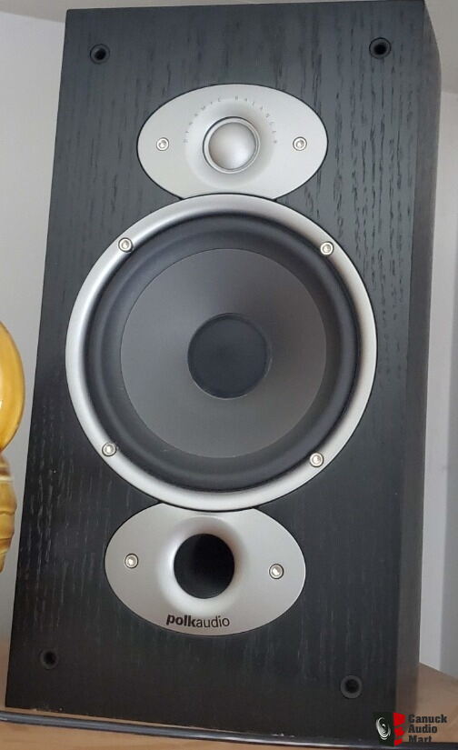 Polk RTi A3 Bookshelf Speaker pair finished in black oak For Sale ...