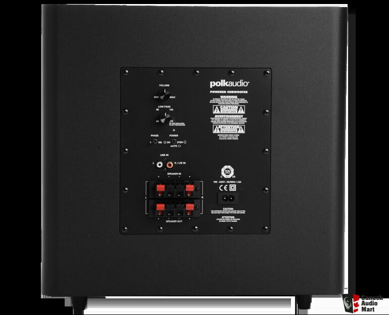 Polk Audio PSW125 Subwoofer in black Photo #2877368 - Canuck Audio Mart