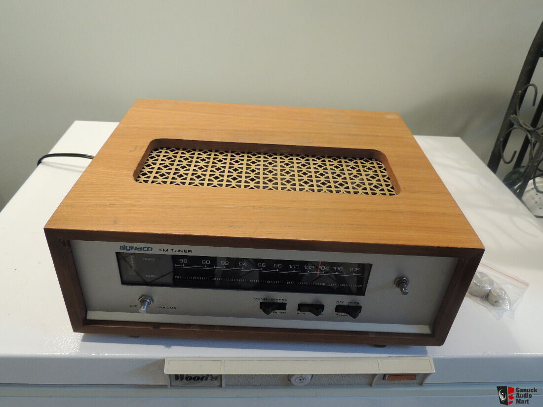 Vintage Dynaco FM-5 Solid State Tuner w/Wooden sleeve enclosure- As Is ...