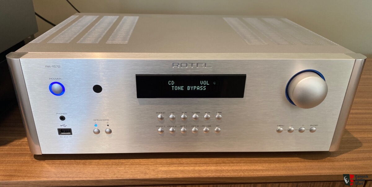 Rotel RA-1572 Integrated Amplifier (DEMO, SILVER) Dealer Ad - Canuck ...