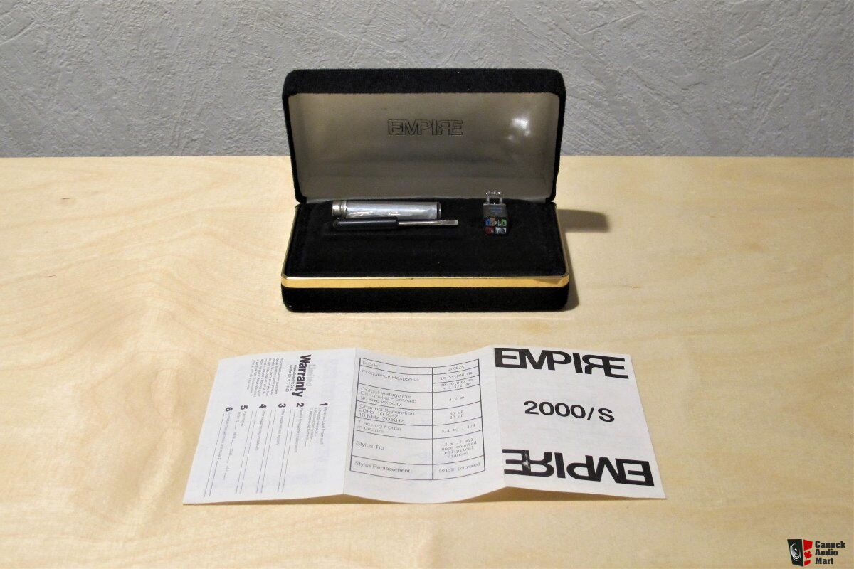 Empire 2000/S moving magnet cartridge - EXCELLENT (SOLD TO ERIC ...